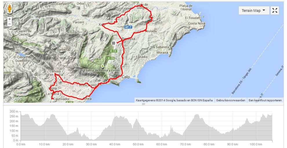 Cycling Spain, Benissa, Altea, Benissa - Refugio Marnes